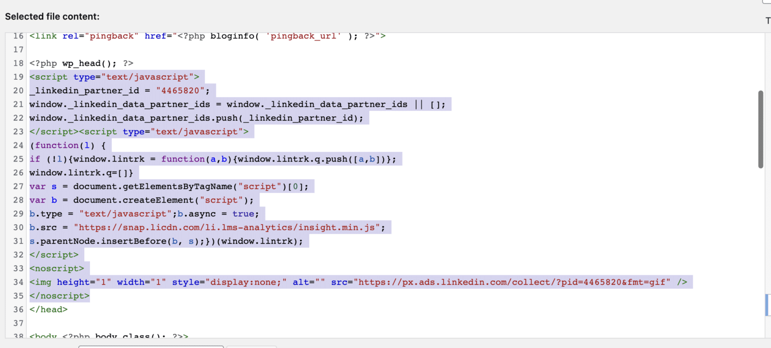 How to install the LinkedIn Insight Tag on ANY website | Vixen Digital
