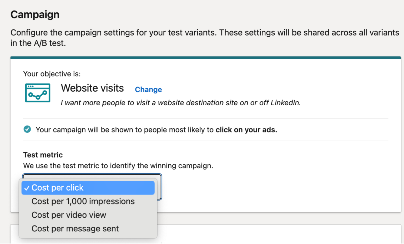 LinkedIn Ads A/B Testing: Best Practice (with Example) - Vixen Digital